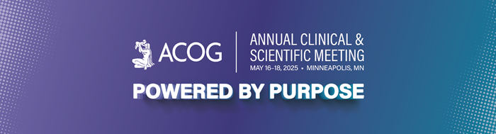 2025 ACOG Annual Meeting