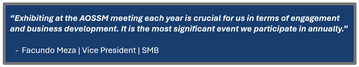 2025 AOSSM Annual Meeting: Exhibit